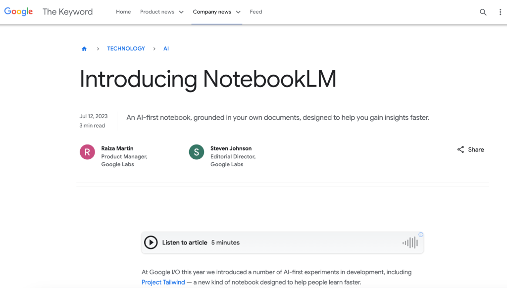 Notebook LM: El futuro de la investigación asistida por IA ...